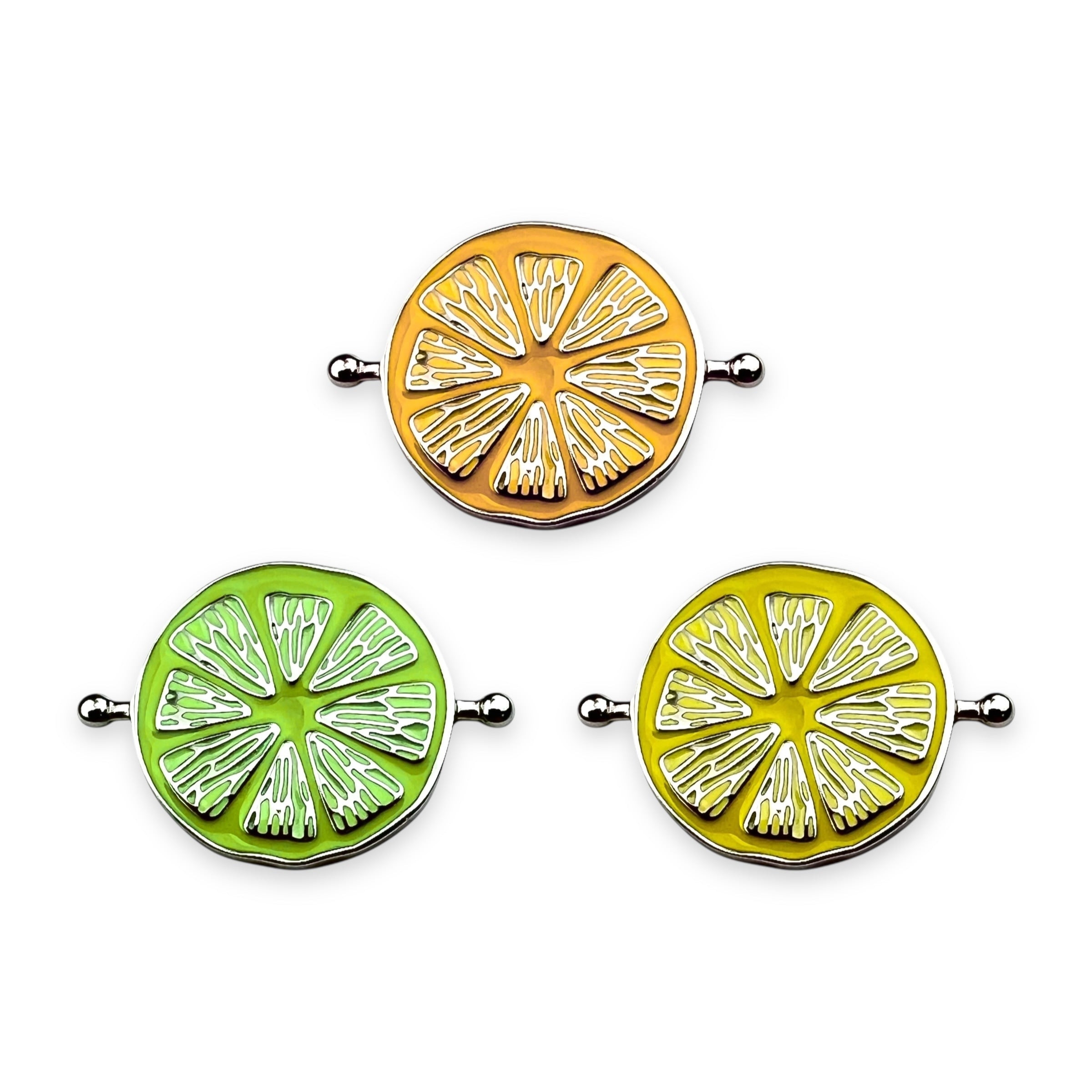 Citrus Fruit Set | Lemon Lime Orange Ring Elements – CONQUERing