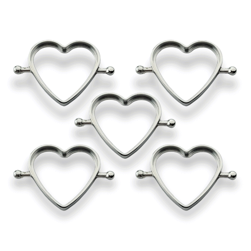DIY Heart Element Bezel – Bulk – CONQUERing