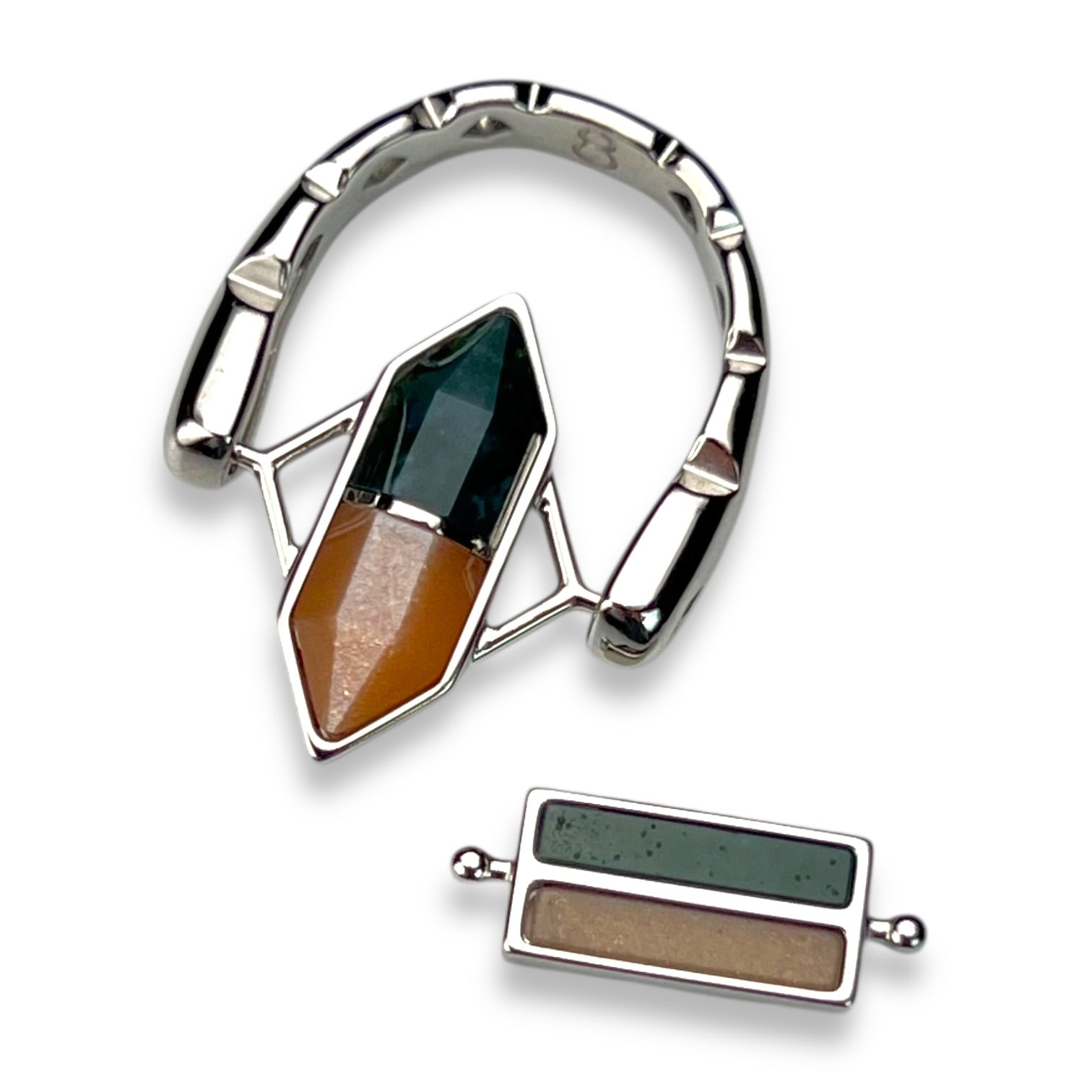 Good Fortune SoulStack™ 2 Element Set | Moss Agate & Sunstone Crystal ...
