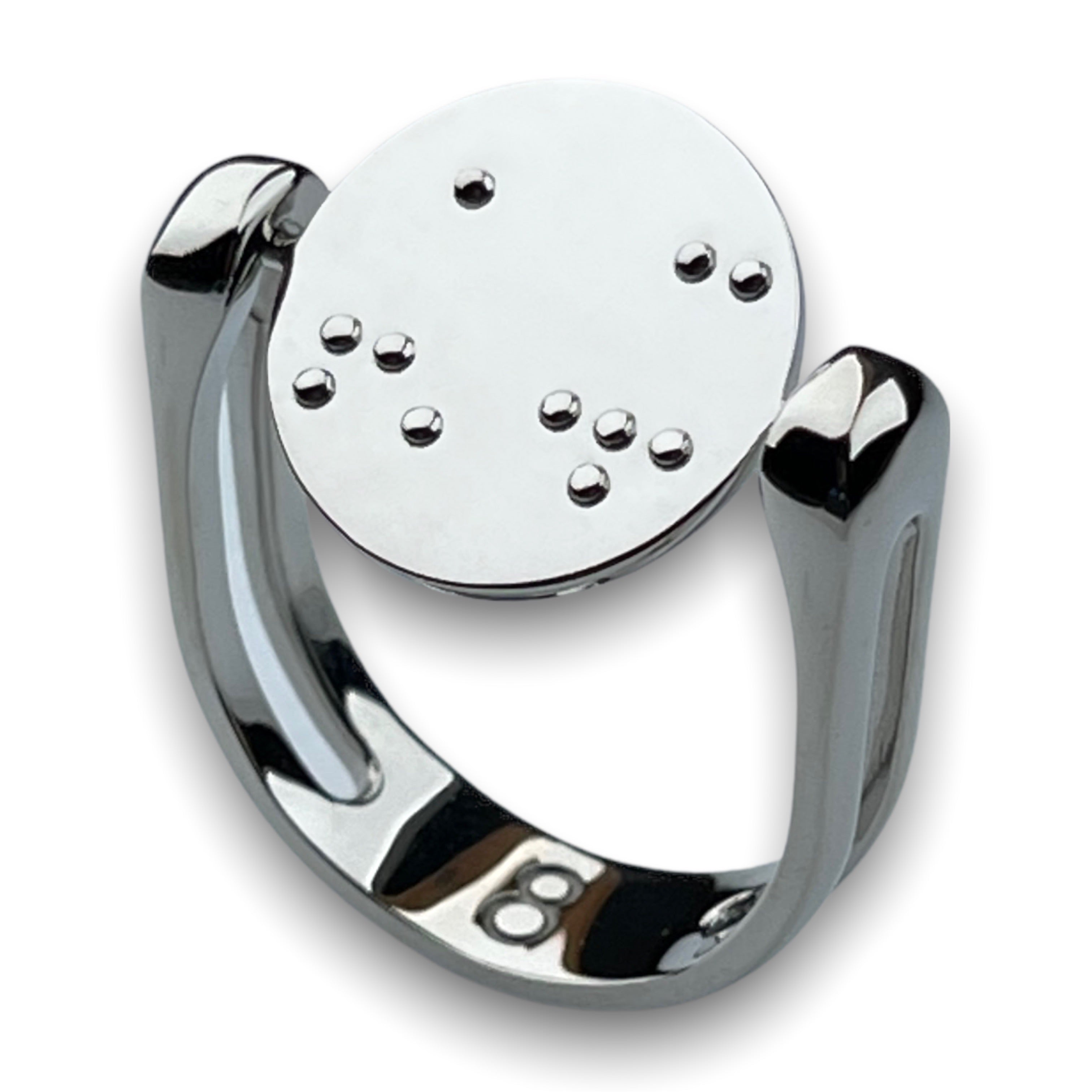Braille Interchangeable Fidget Ring – CONQUERing