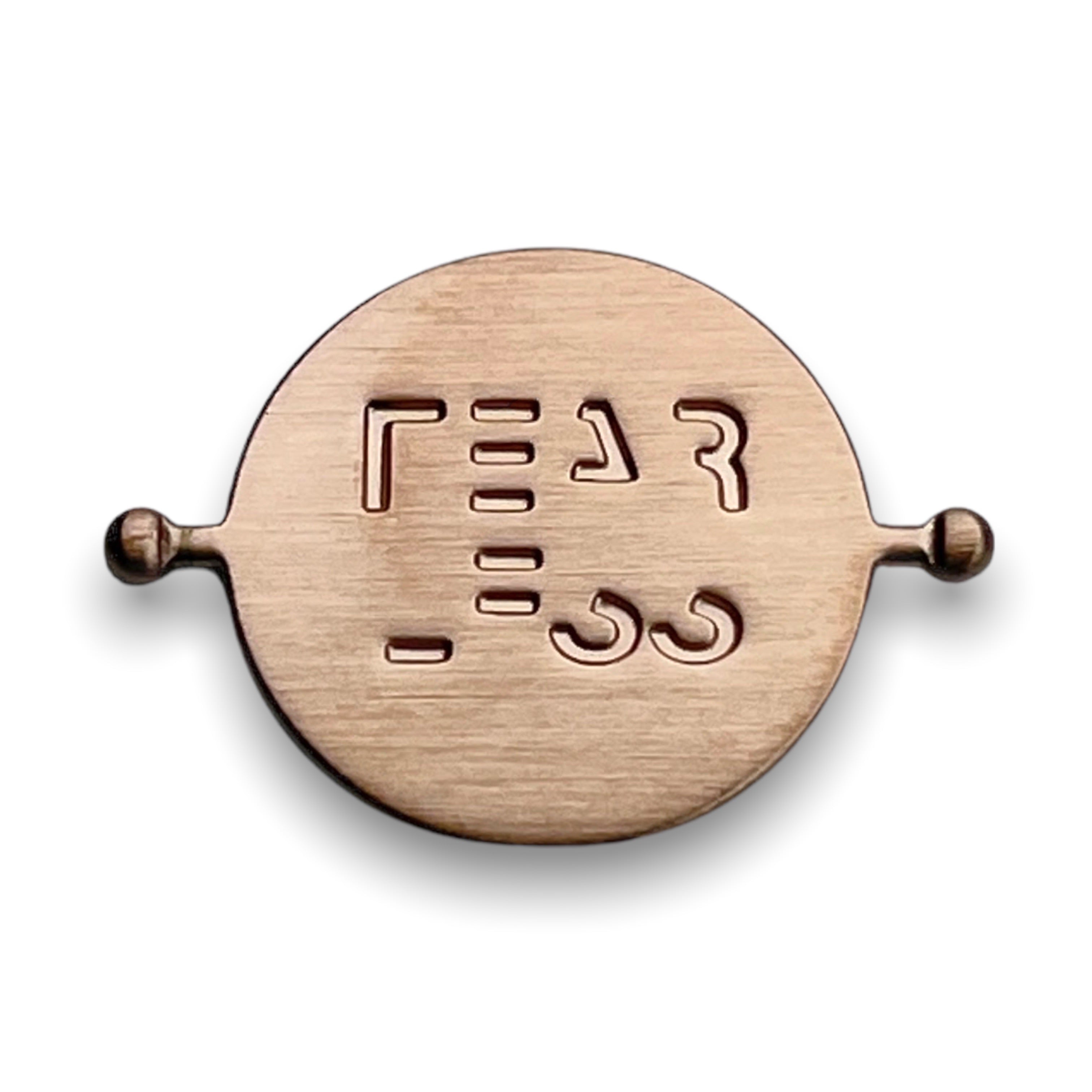 Rose Gold FEAR LESS Element (spin to reveal) – CONQUERing